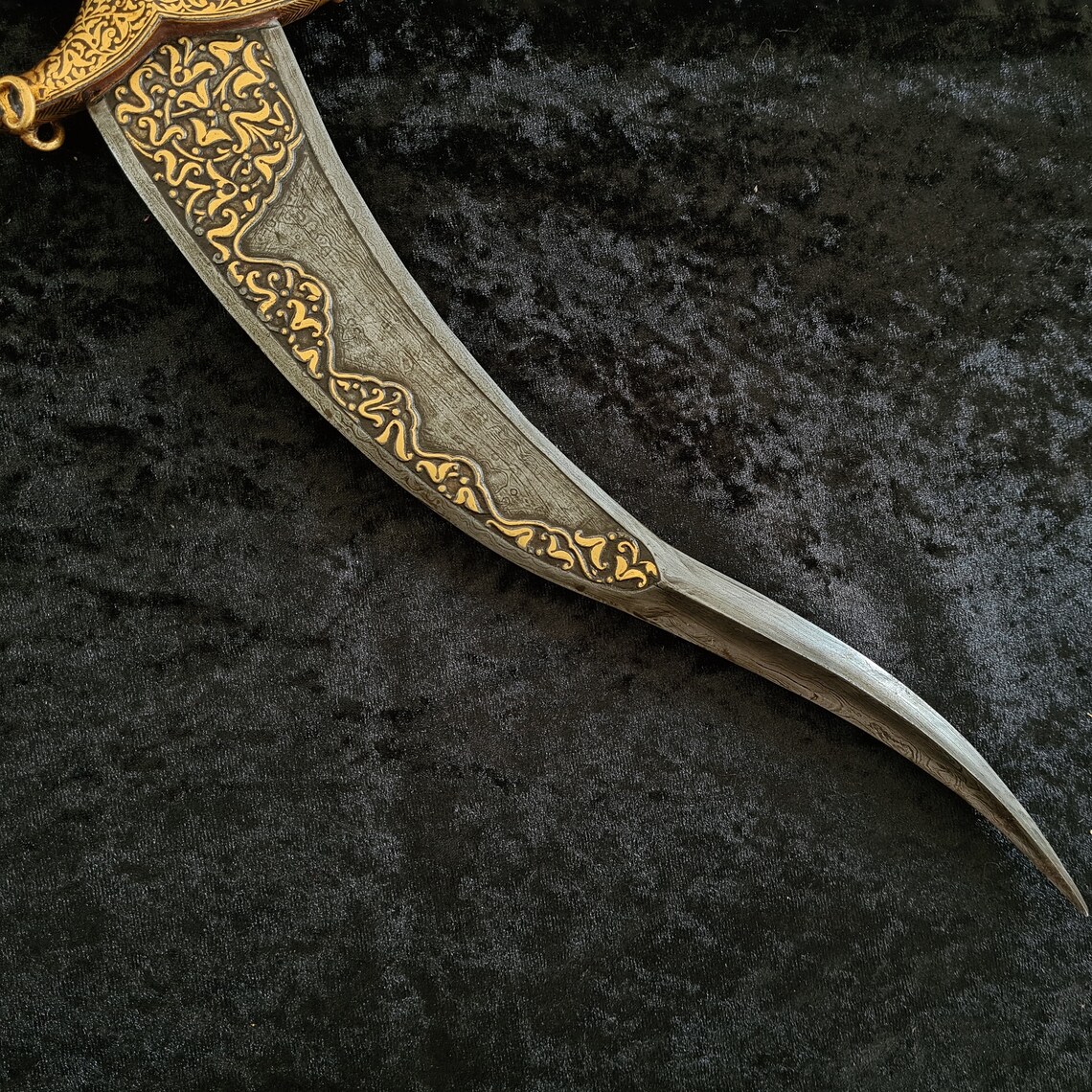 Vintage Mughal Period Dagger Khanjar With Gold Kotgari or | Etsy