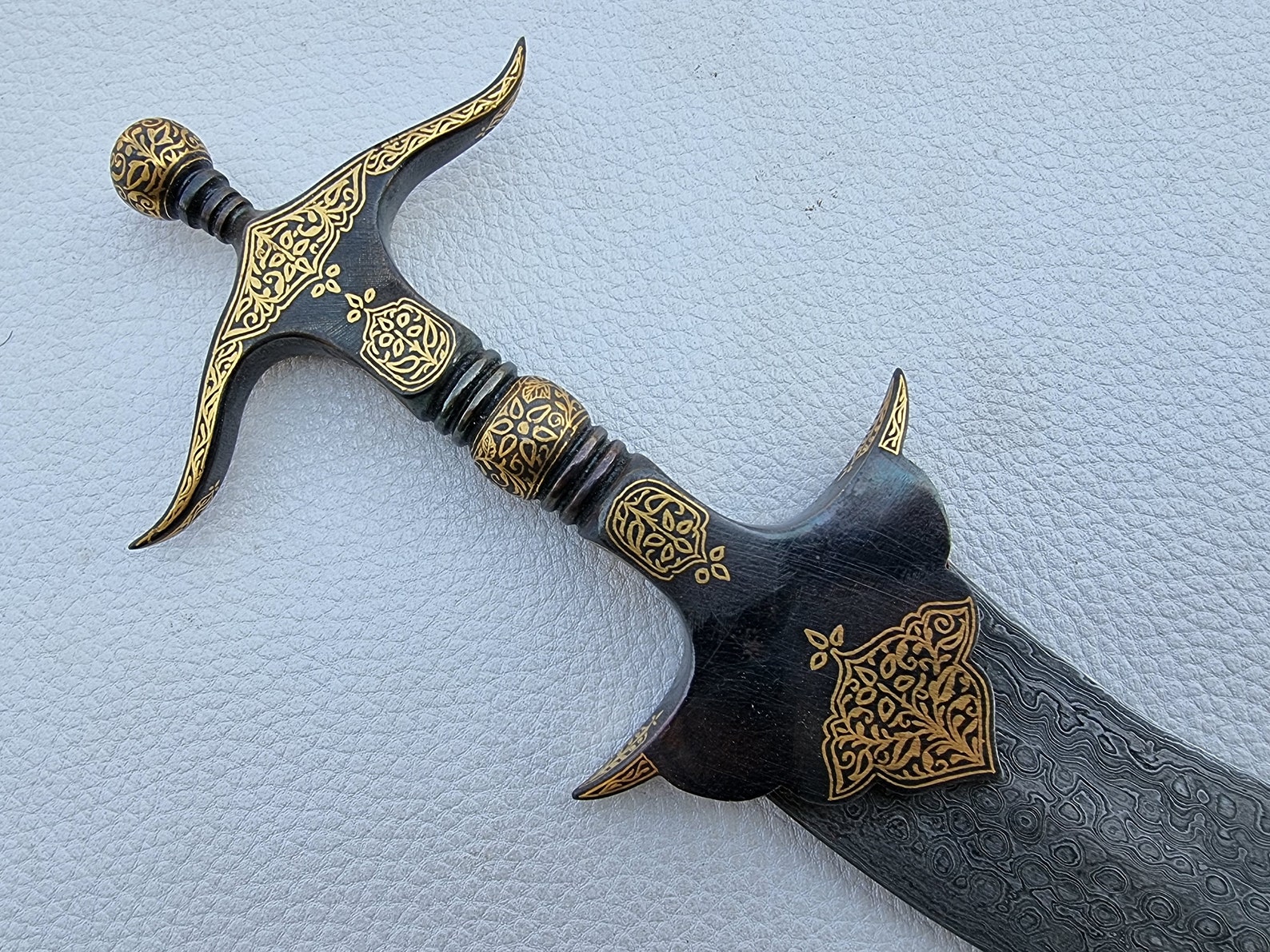 Vintage Mughal Chillanun Dagger Bichua Made of Damascus Steel - Etsy UK