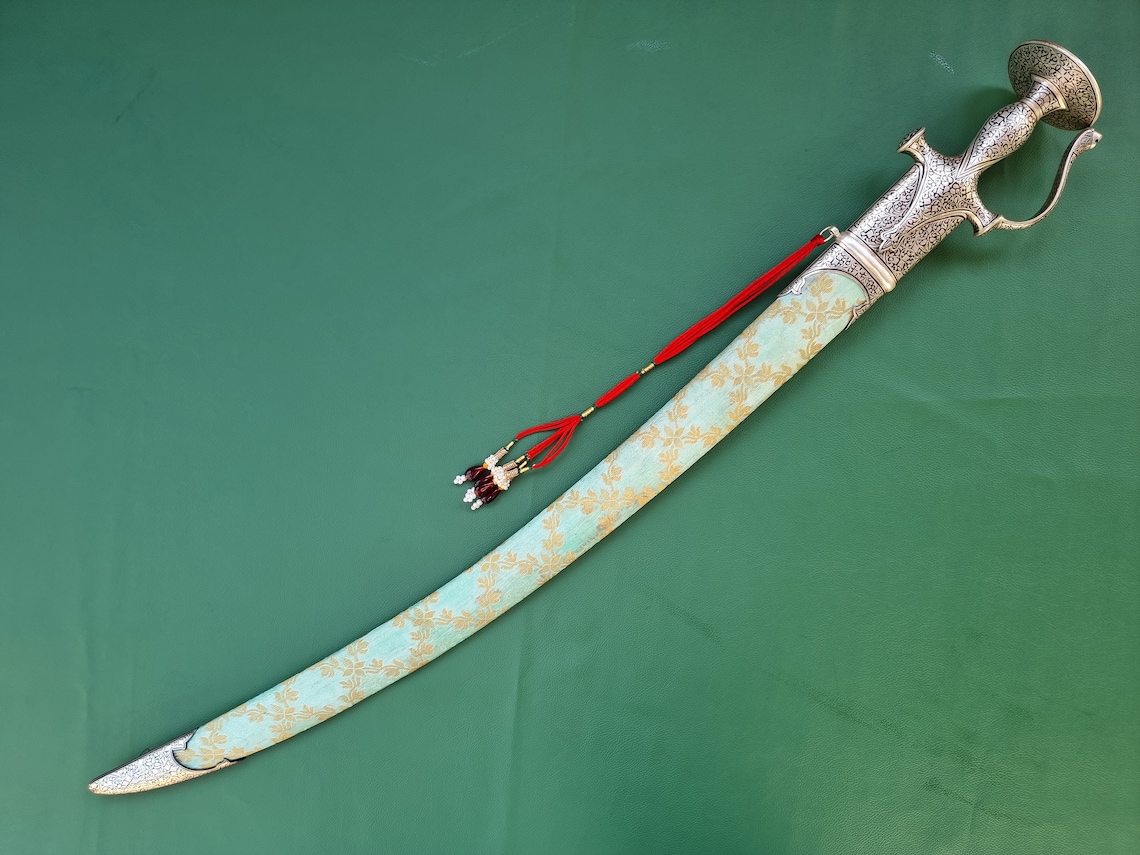 Vintage Indian Royal Sikh Rajput Shamshir Sword Talwar - Etsy