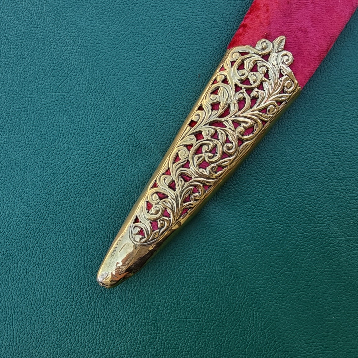 Traditional Indian Talwar/sword With Hand Engraved Brass Hilt - Etsy