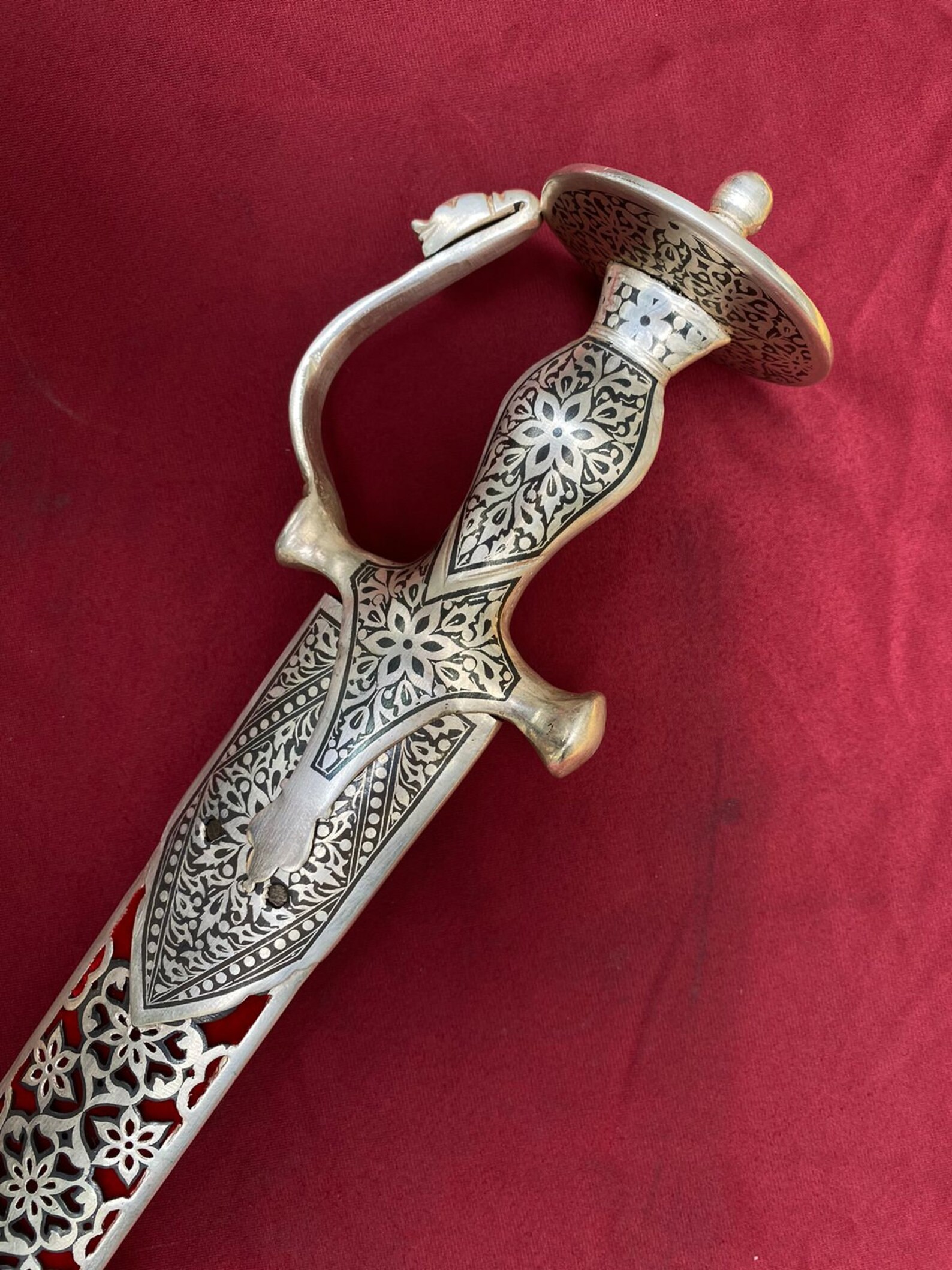 Indian Sikh Rajput Mughal Sword Talwar Shamshir With Silver - Etsy