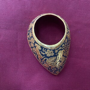 Vintage Original Ottoman Mughal Islamic Gold Tombak Gold Koftgari ...