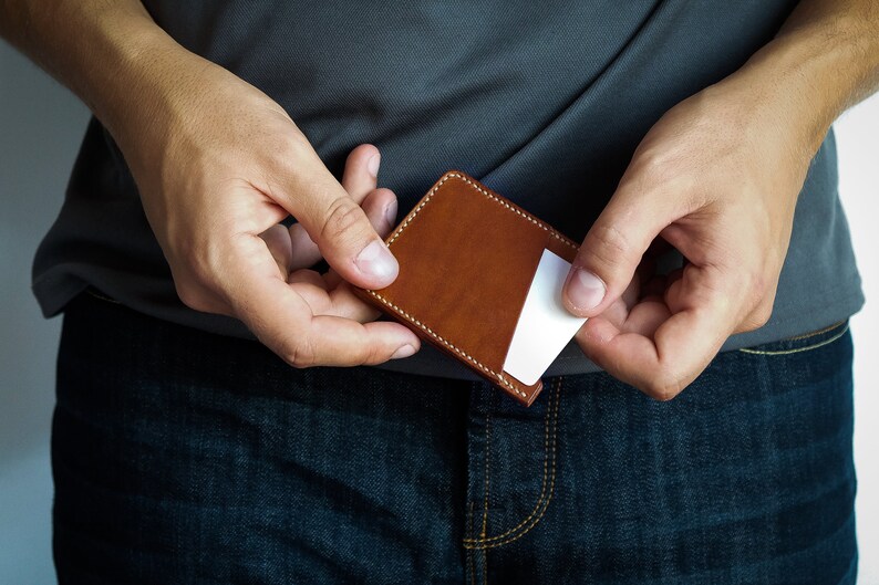 Back Pocket Wallet Biker Wallet Slim Leather Wallet | Etsy