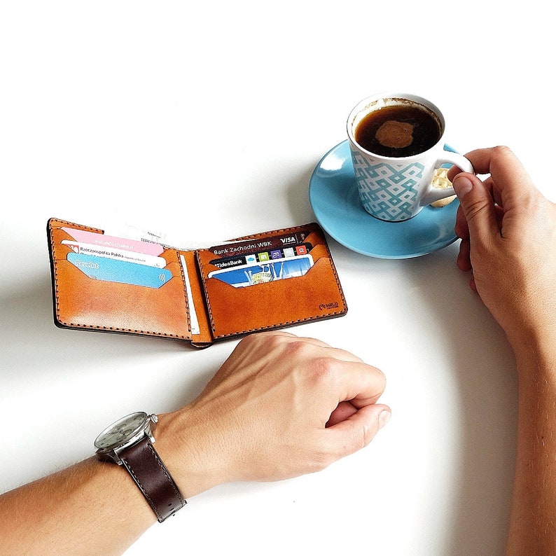 Classic Horizontal Bifold Leather Wallet Made From a High Quality ...