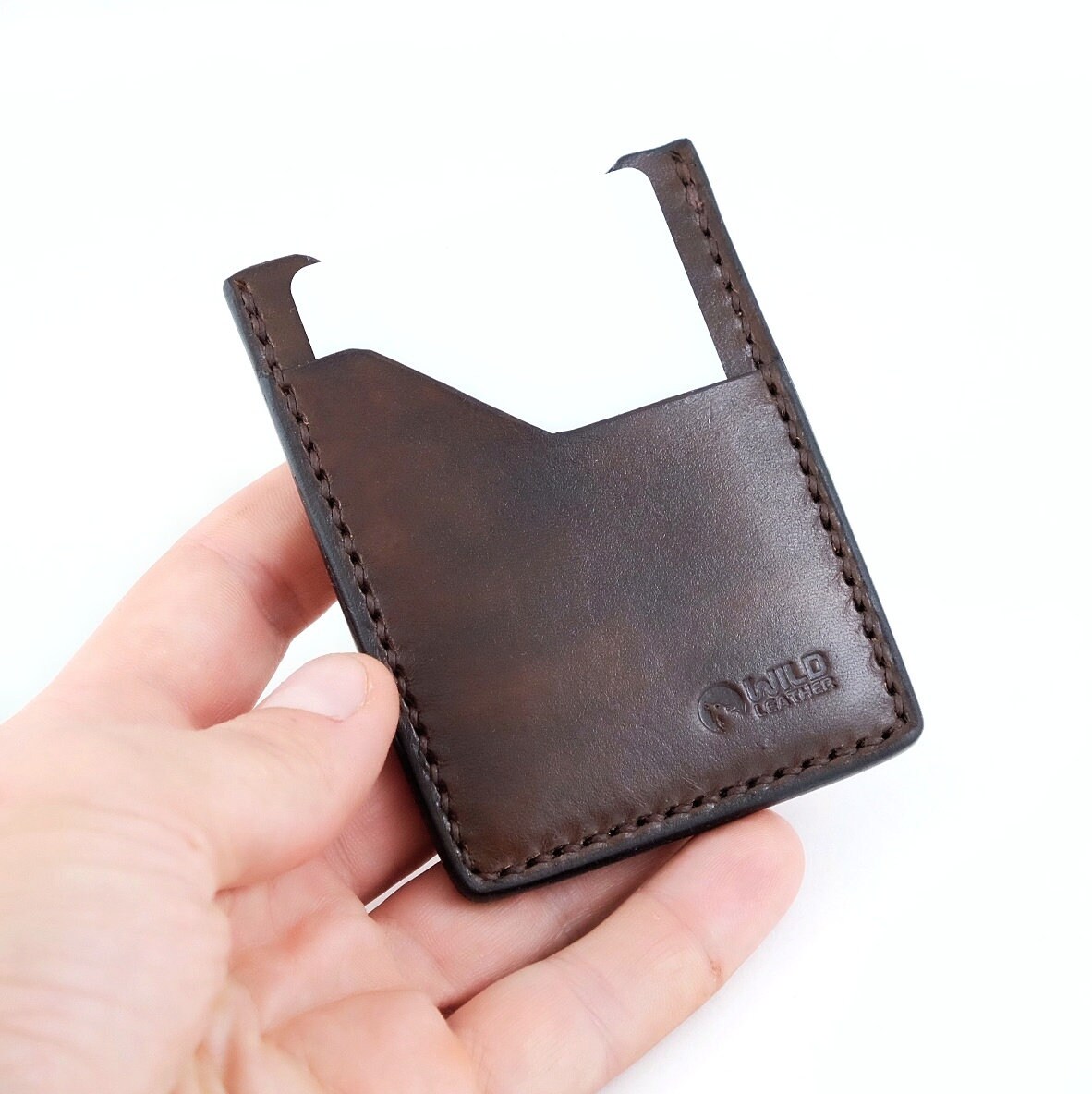 Minimalist Leather Wallet, Slim Wallet, Small Leather Wallet, Mini ...