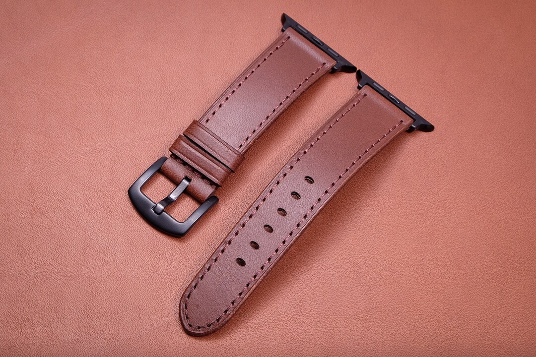 Apple Watch Dark Brown Leather Strap , Italian Koala Iwatch Leather ...
