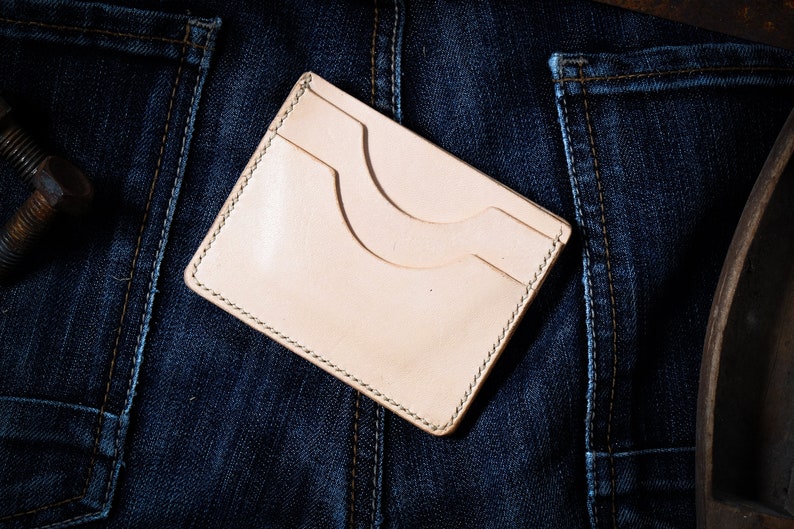 Minimalist Wallet Small Leather Wallet for Men Slim Wallets - Etsy