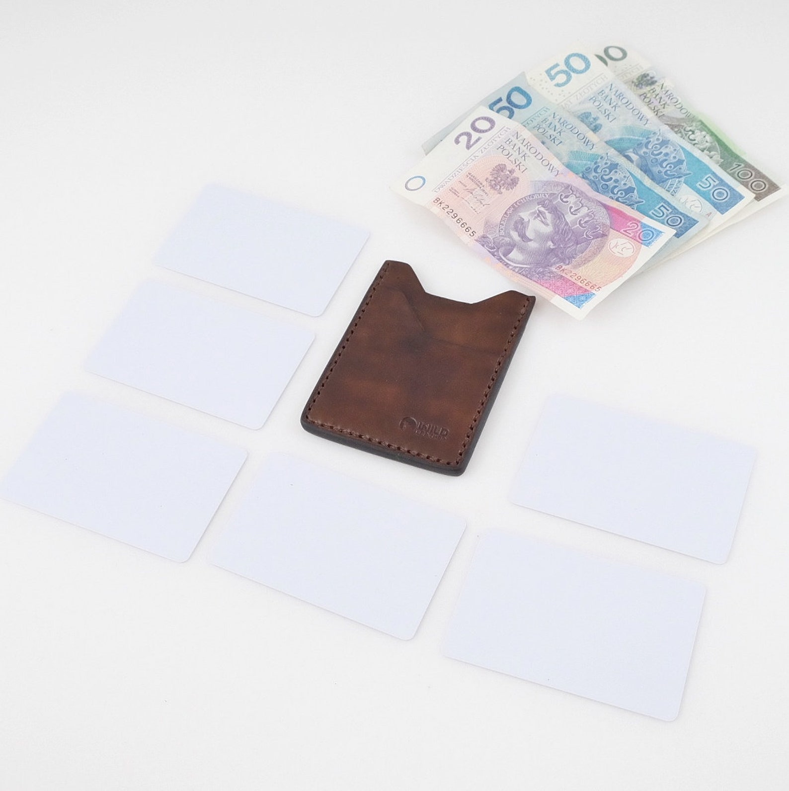 Minimalist Leather Wallet, Slim Wallet, Small Leather Wallet, Mini ...