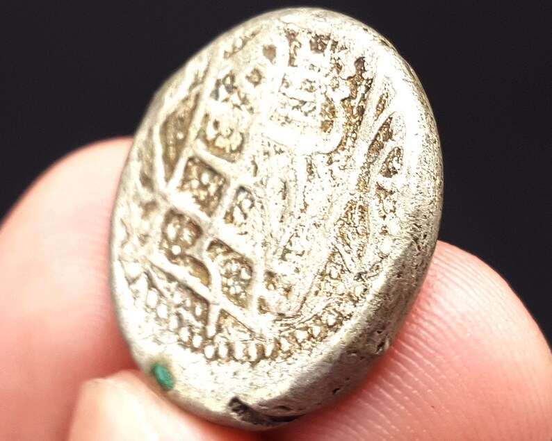 Ancient Shah Jahan Islamic Script Mughal Silver Coin b10c - Etsy