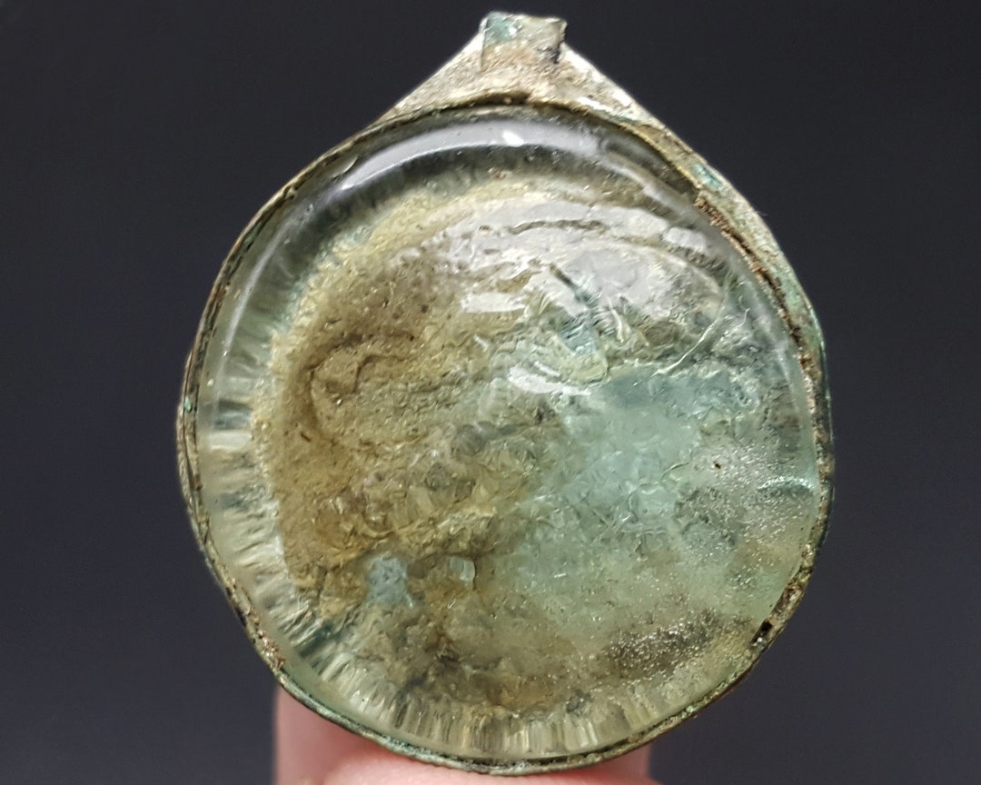 Ancient Rare Roman Greek Glass Value Able Coin With Parthian King ...