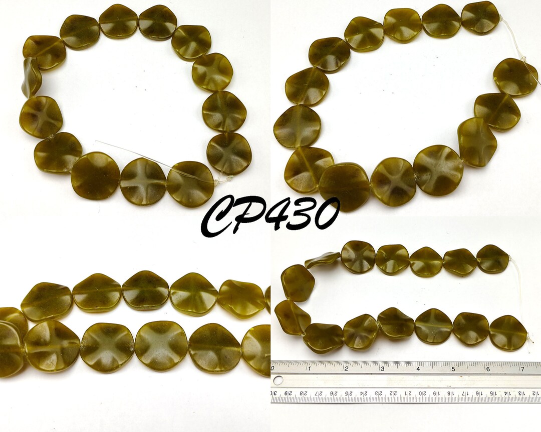 Rare Natural Mayan Culture Flourite Jade Coin Flat Disc Beads Strand ...