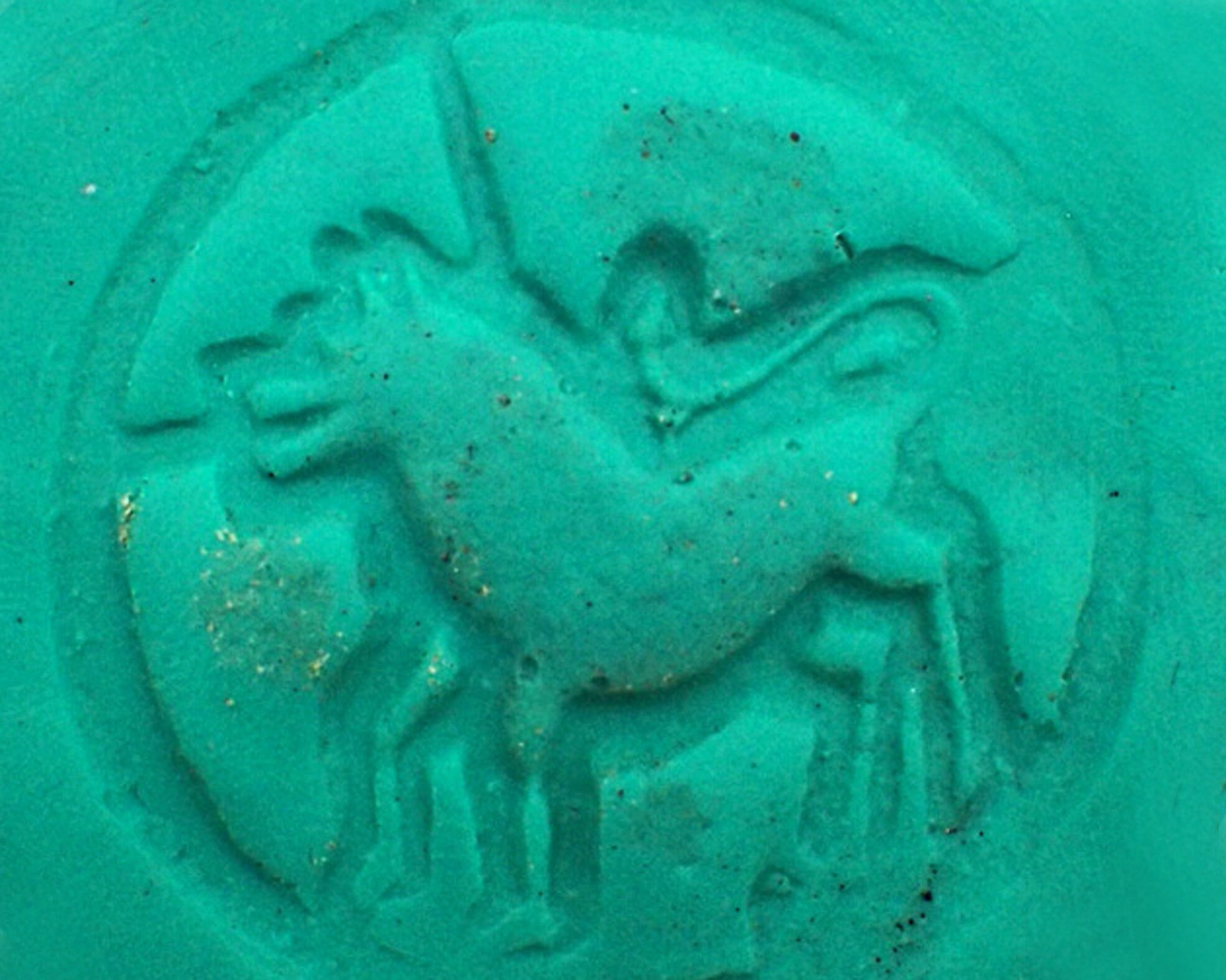 Ancient Medieval Egyptian Bronze Stamp With Pegasus cp649c - Etsy