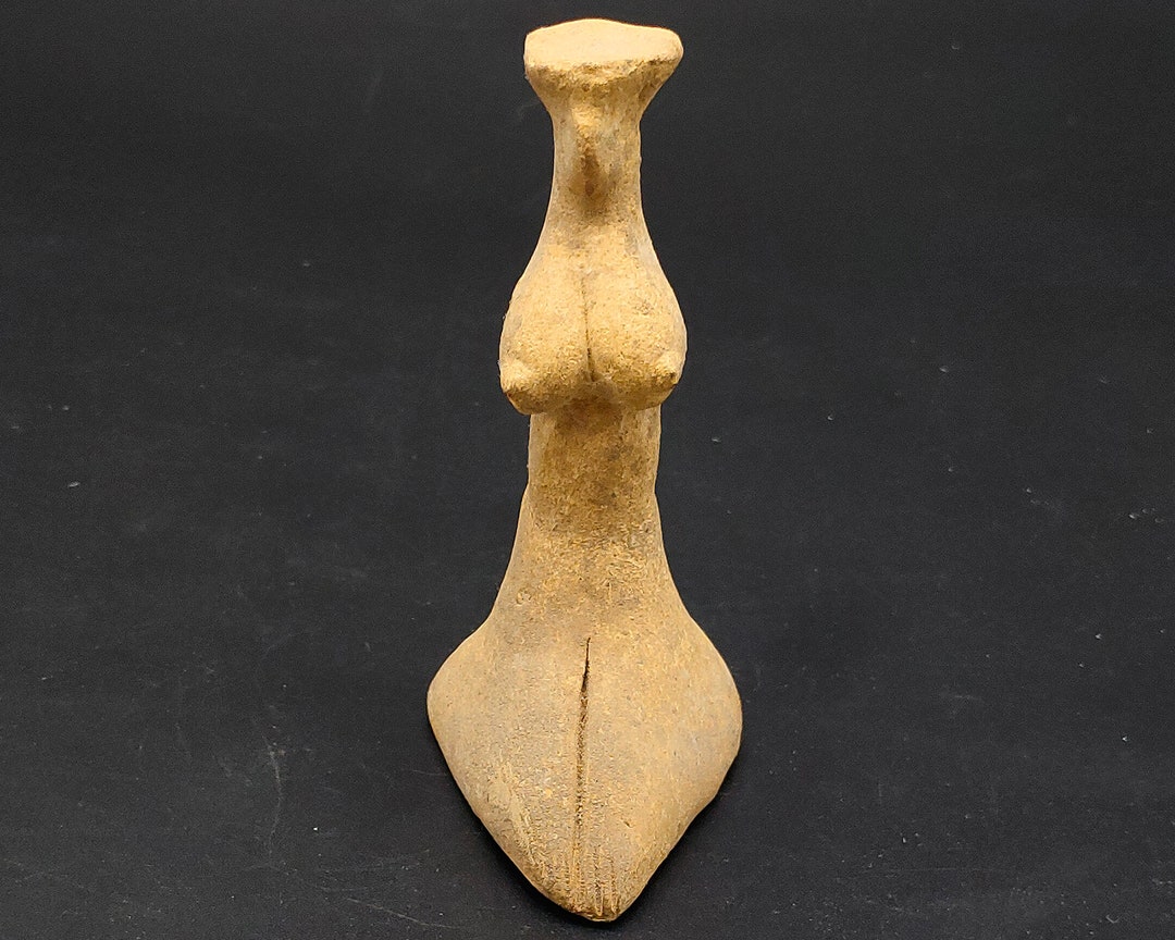 3" Ancient Indus Valley Tell Halaf Culture Clay Terra Cotta Mother Goddess Pottery Figure # ...