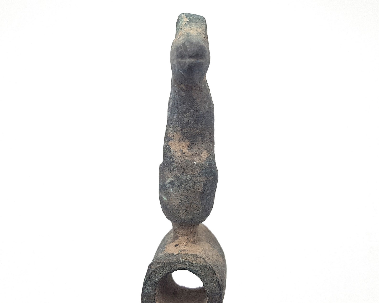 Old Antique Rare Bronze Roman Greek Luristan Socketed Axe Head Tool ...