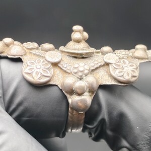 Stunning Medieval Old Silver Tribal TURKOMAN Uzbek Shield Ring Afghan ...
