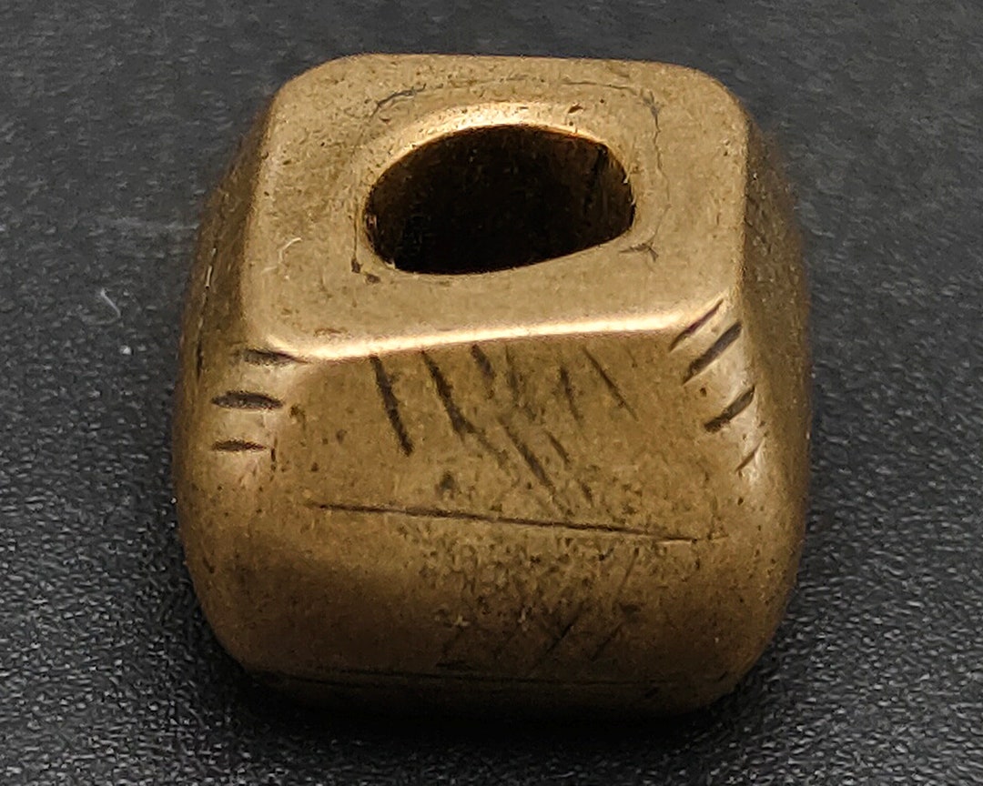 Antique Tibetan Bronze Brass Steel Metal Shape Flat Square Tablet ...