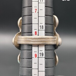 Stunning Medieval Old Silver Tribal TURKOMAN Uzbek Shield Ring Afghan ...