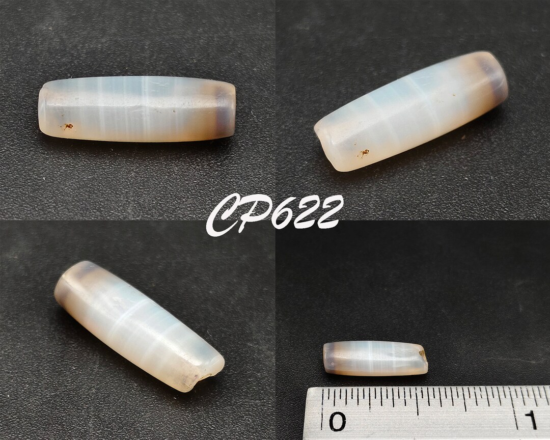 Rare Natural Yemeni Sulaimani Jelly Crystal Agate Stone Tube - Etsy