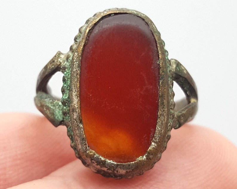 Ottoman Empire Style Carnelian Stone Silver Ring Size 5 US #CP197 - Etsy