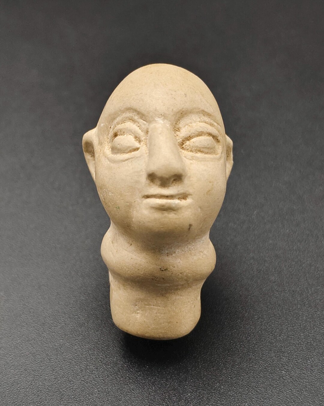 Ancient Rare Old Bactrian Composite Stone Idol Face God Head Figurine ...