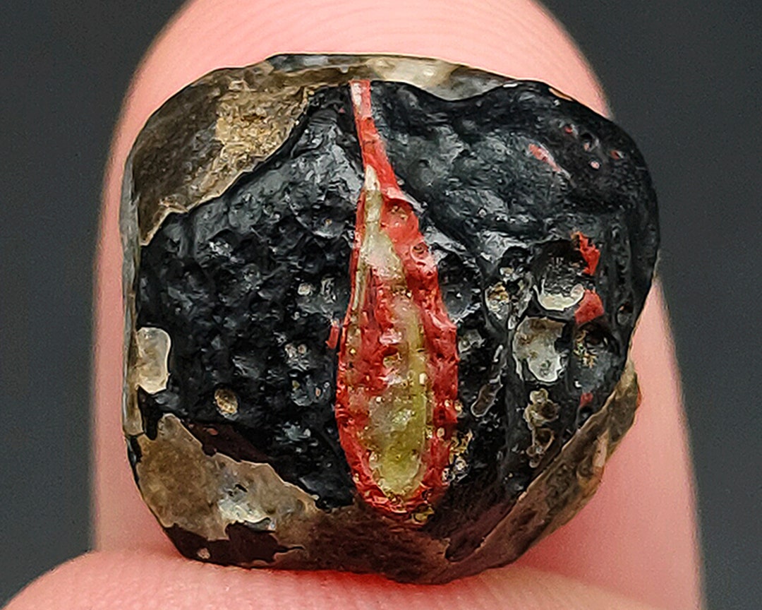 Very Old Mini Ancient Indonesian Java Roman Islamic Mosaic Glass Gabri Barrel Bead Collectible ...