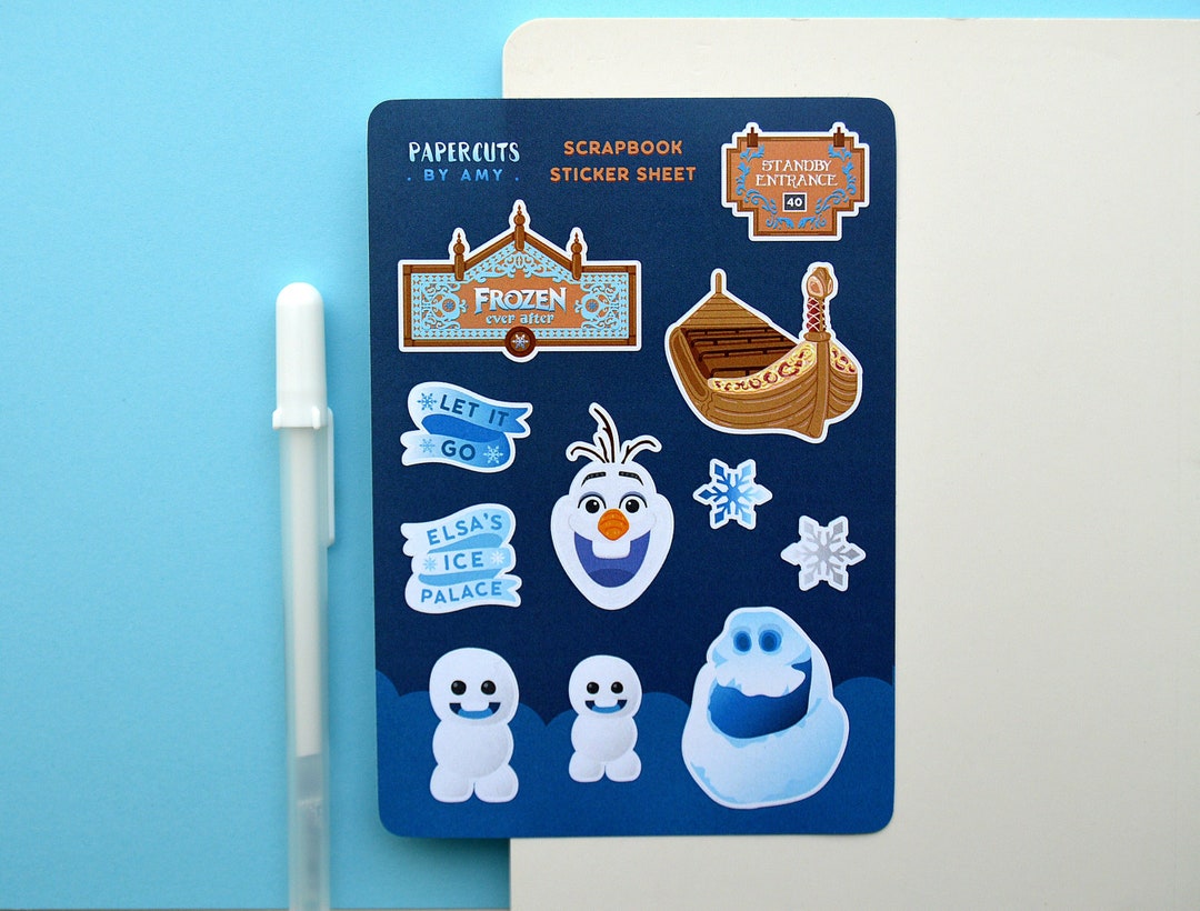 Ever After Mini A6 Sticker Sheet 11 Stickers Scrapbook Stickers Journal ...