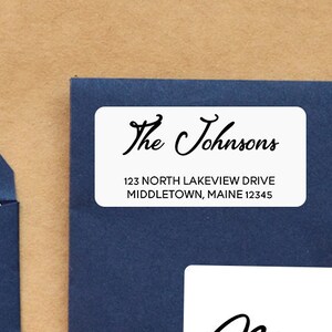 Printable Return Address Label Template for Wedding Invitation Envelope ...