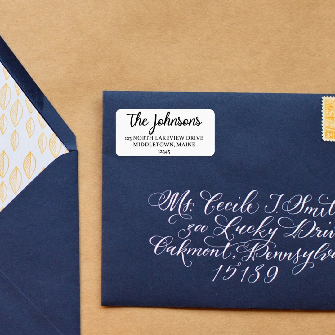 Printable Return Address Label Template, Return Address Label Word ...