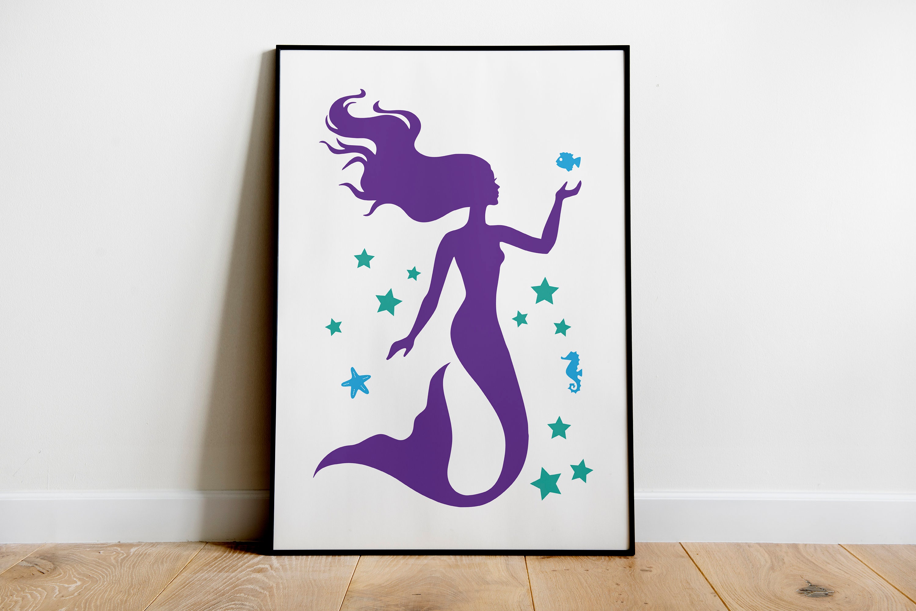 Sirena SVG EPS PNG jpg dwg Digital Descargar / Vector digital - Etsy España
