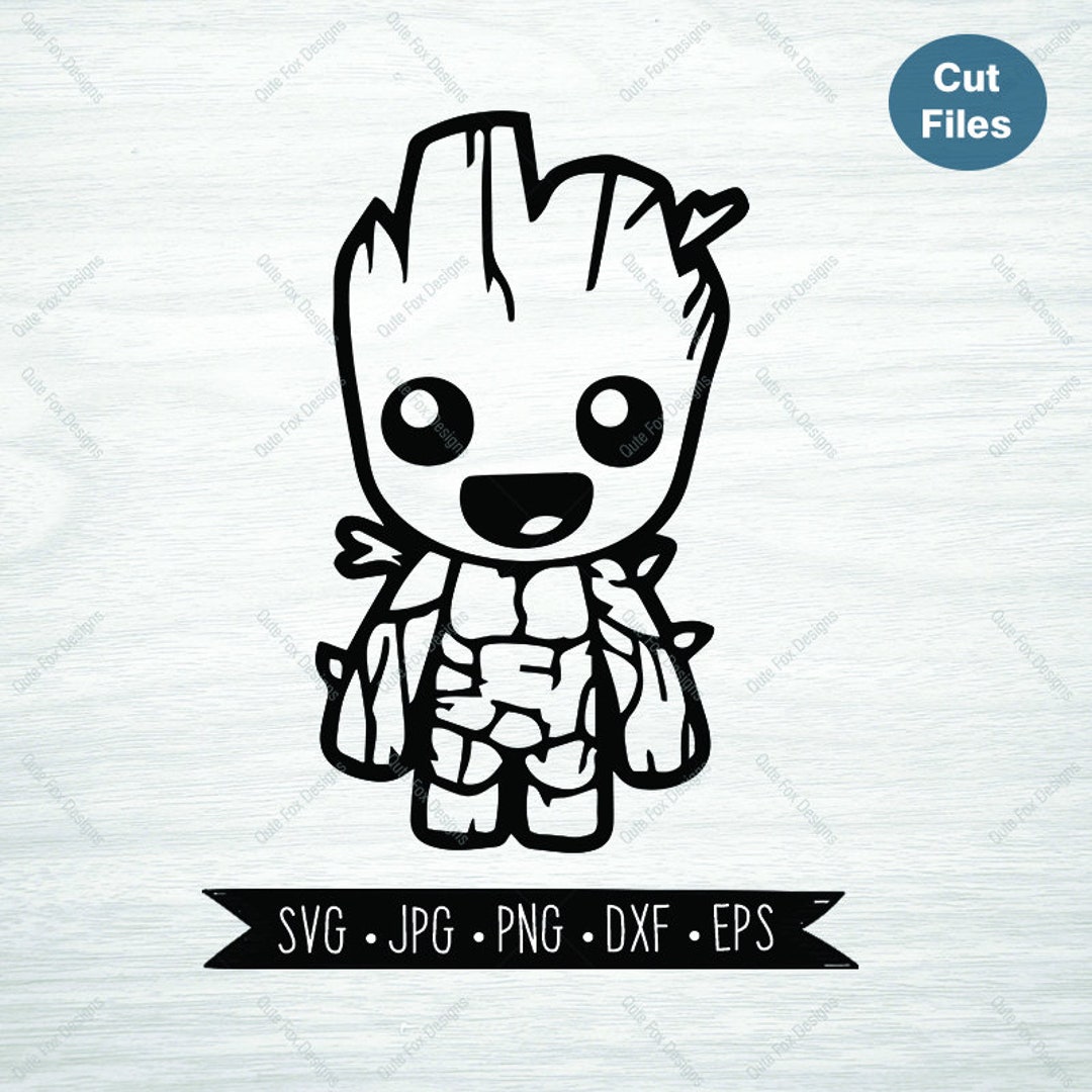 Groot Svg,jpg, Png, Eps, Dxf / Baby Groot SVG, Avengers SVG, Guardians ...