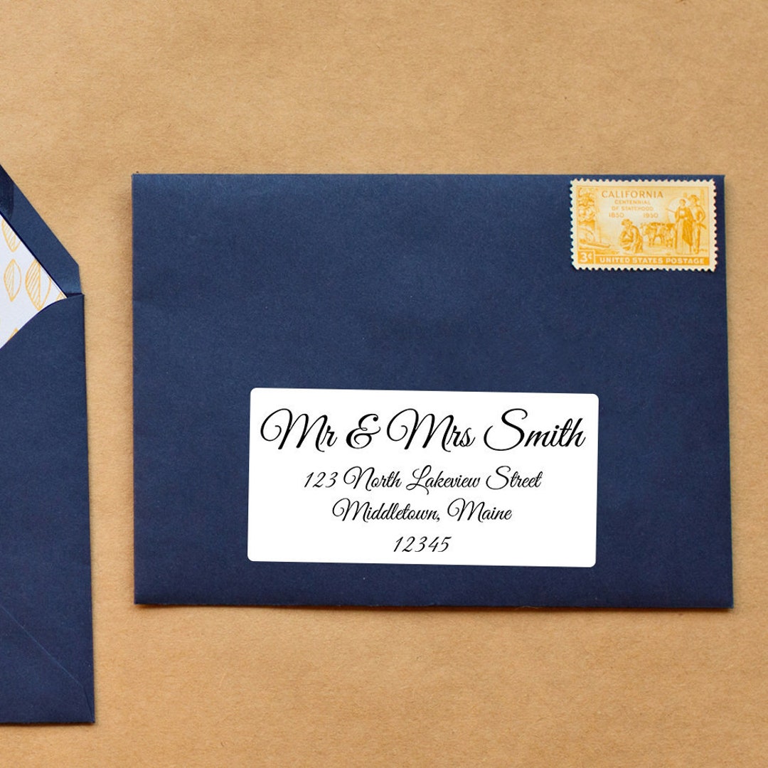 Printable Mailing Address Label Template, Mailing Address Label Word ...