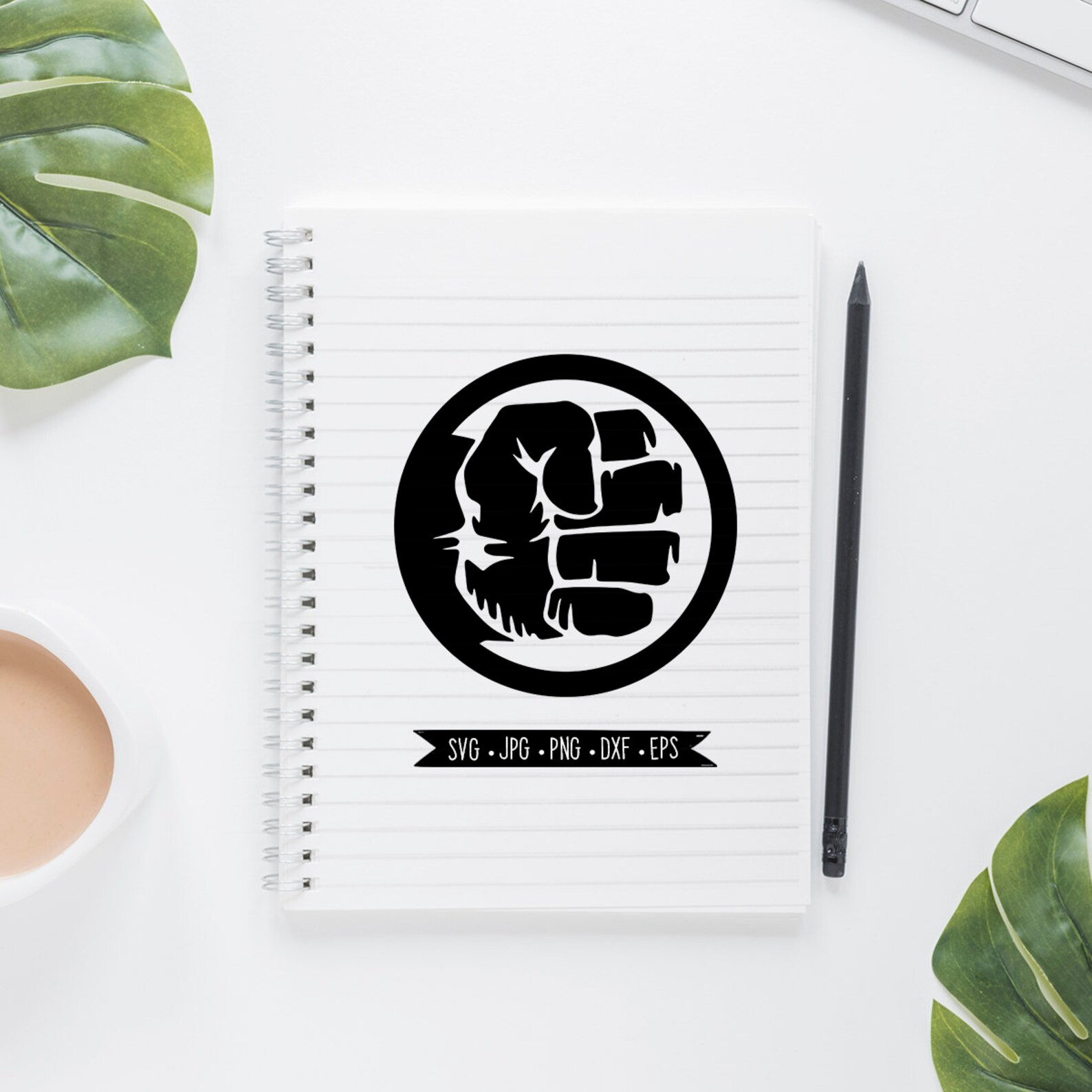 Hulk Svgjpg Png Eps Dxf / Hulk Fist Instant Download Svg - Etsy