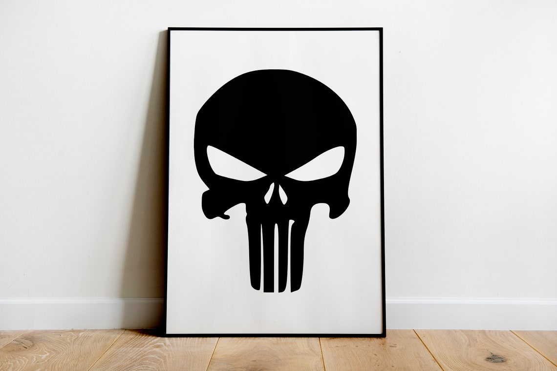 The Punisher Logo SVG EPS PNG Jpg Dwg Digital Download / | Etsy