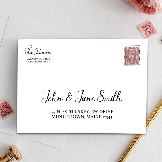 Envelope Address Template The Ultimate Guide To Envelope Sizes