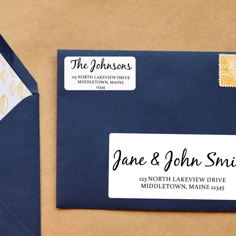 Printable Address Label Template Bundle Printable Mailing | Etsy