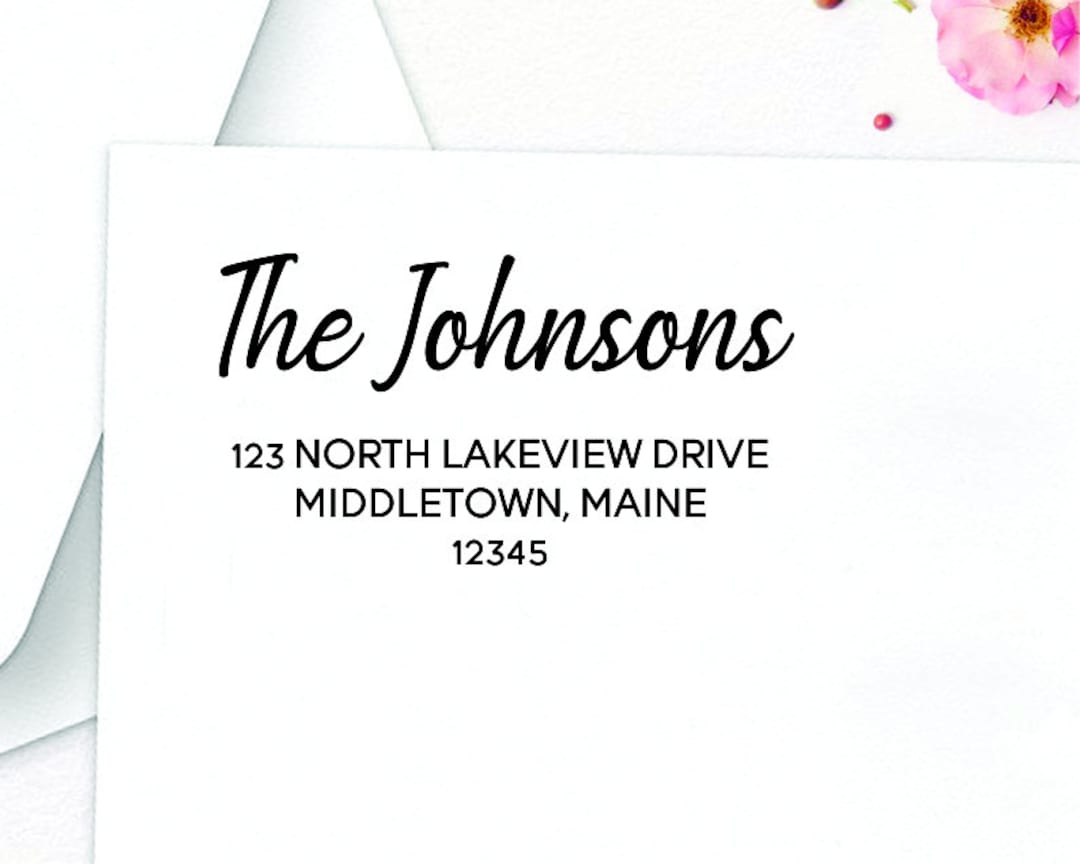 Return Wedding Address Label Template, Printable Return Address Word ...