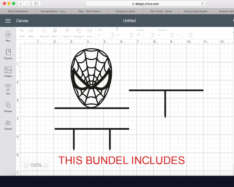 Happy Birthday Cake Topper SVG Spider Man Superhero Cake - Etsy
