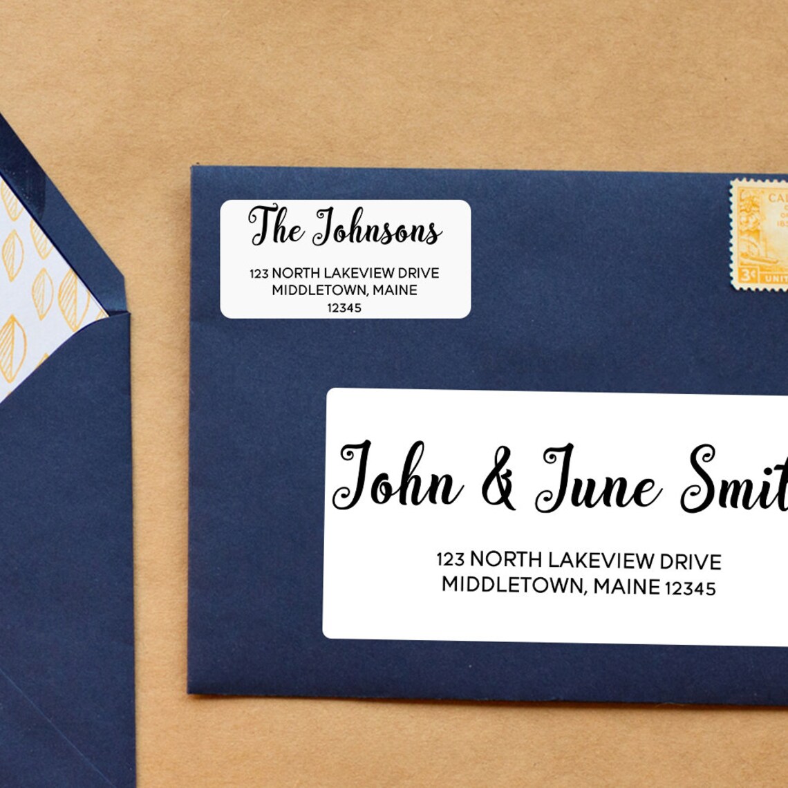 Printable Mailing Address Label Template Bundle Return - Etsy