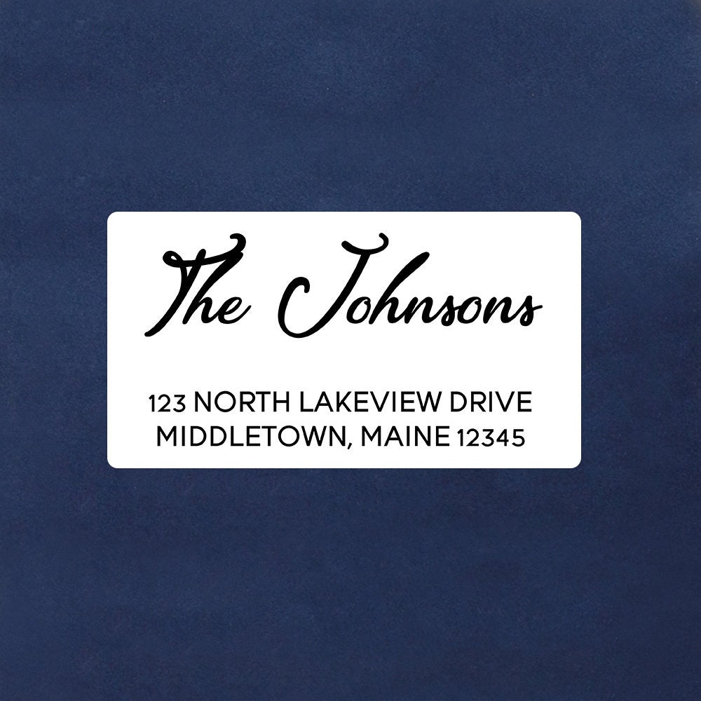 Printable Return Address label Template for wedding invitation | Etsy