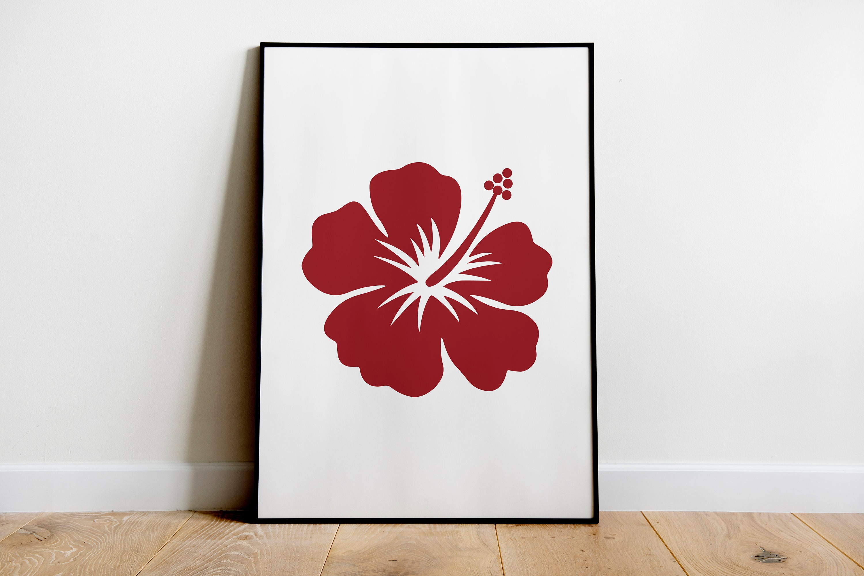 Hibiscus Flower SVG EPS PNG Jpg Dwg Digital Download / Digital | Etsy