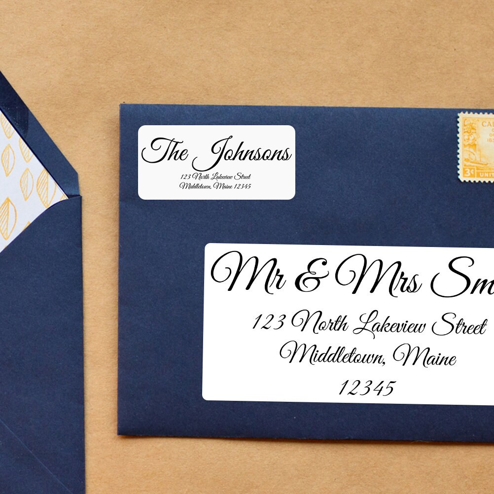 Printable A7 Envelope Address Template Printable Mailing - Etsy