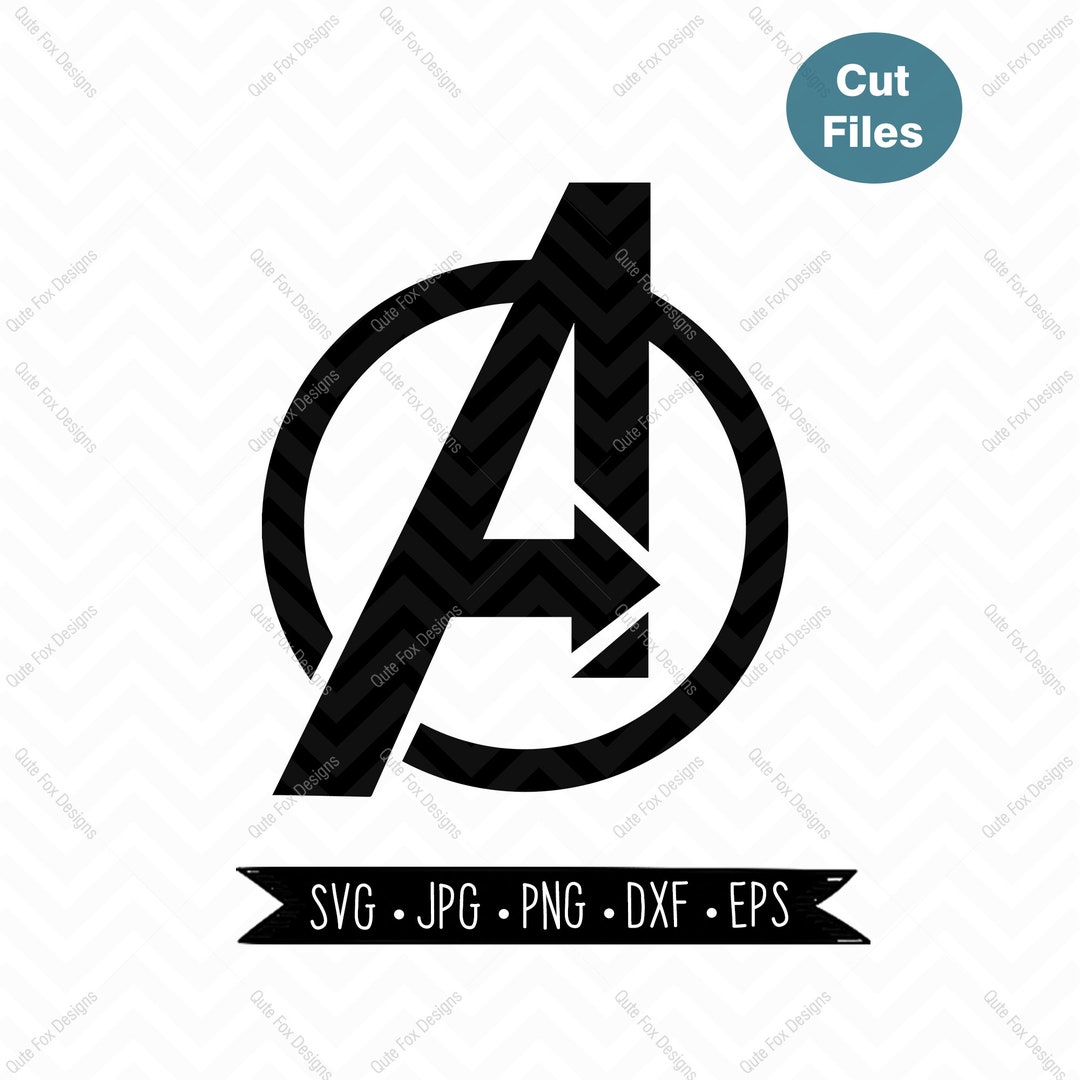 Avengers SVG, Avengers Logo SVG, JPG, Png, Dxf, Eps Isntant Download ...