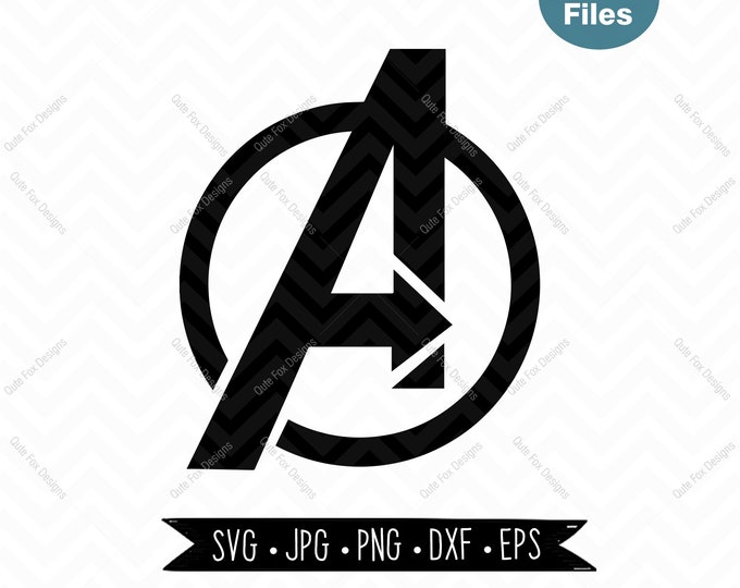 Avengers Logo SVG for Craft Machines Cricut Cameo Silhouette - Etsy Canada