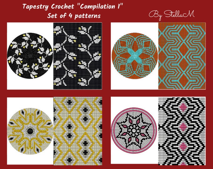 PATTERN: Compilation 1 Set of Wayuu Mochila Patterns Wayuu - Etsy