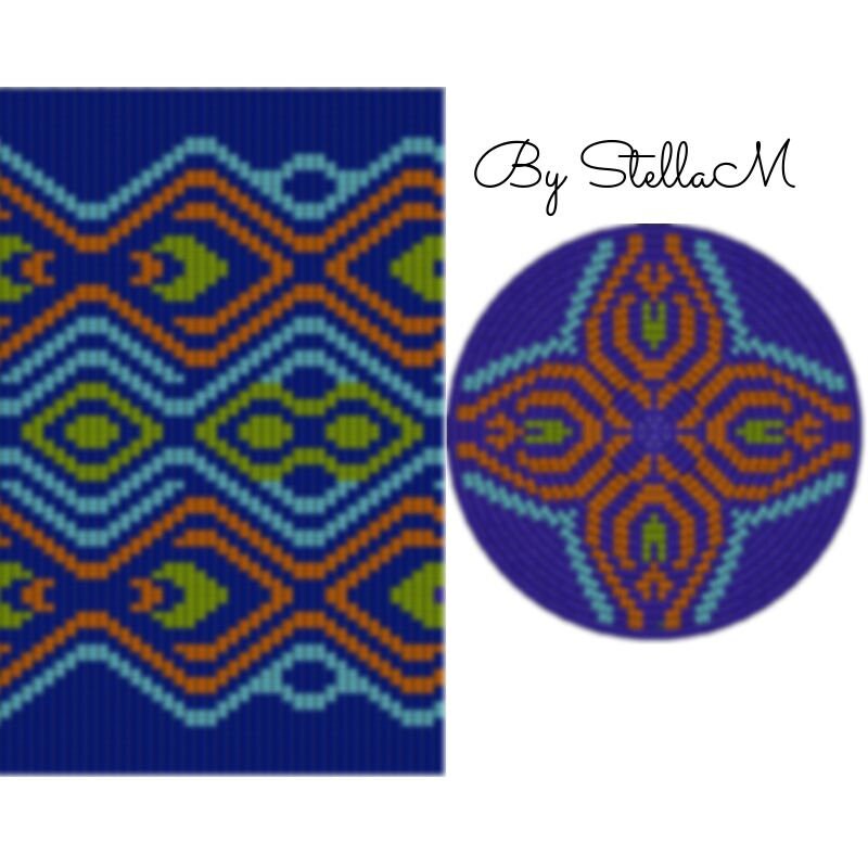 PATTERN: Compilation 4 Set of Wayuu Mochila Patterns Wayuu | Etsy Australia