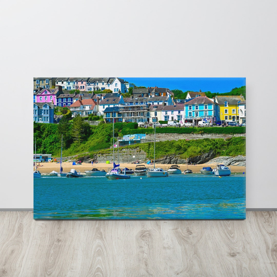 Cardigan Bay Wales Canvas Image Wall Art, Seaside Image, Beach Wall Art ...