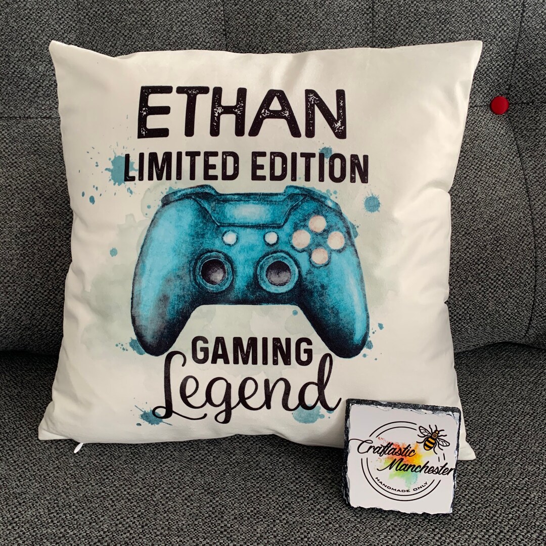 Personalised Gamer Cushion - Etsy