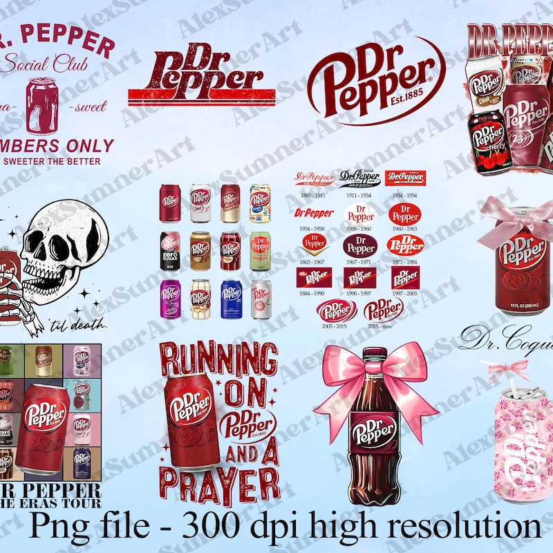 Dr Pepper Clipart - Etsy