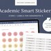 Academic Digital Stickers Smart Stickers for Students - Etsy