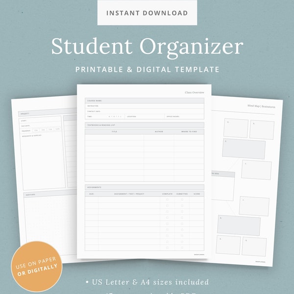 Class Tracker Template - Etsy